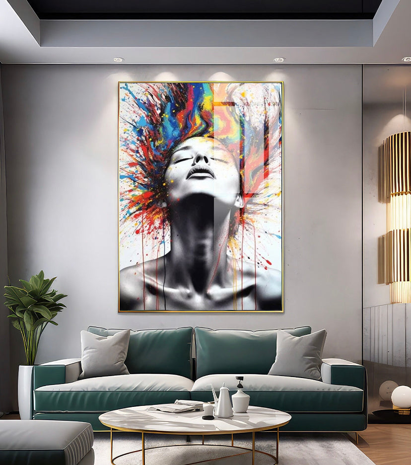 Cuadro mujer en colores 2 – Cuadros Deco