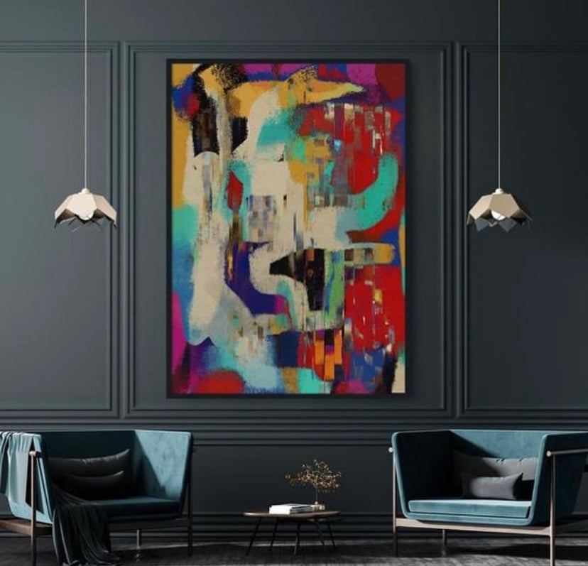 Cuadro Abstracto multicolor – Cuadros Deco