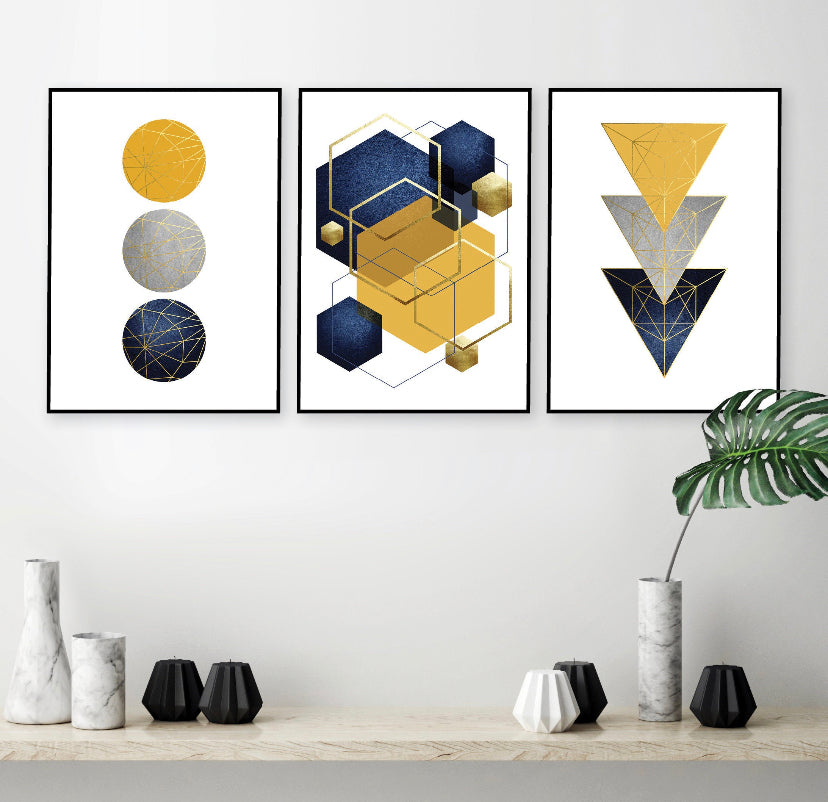 Set 3 Cuadros nordicos – Cuadros Deco