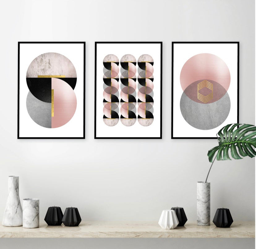 Set 3 Cuadros nordicos – Cuadros Deco
