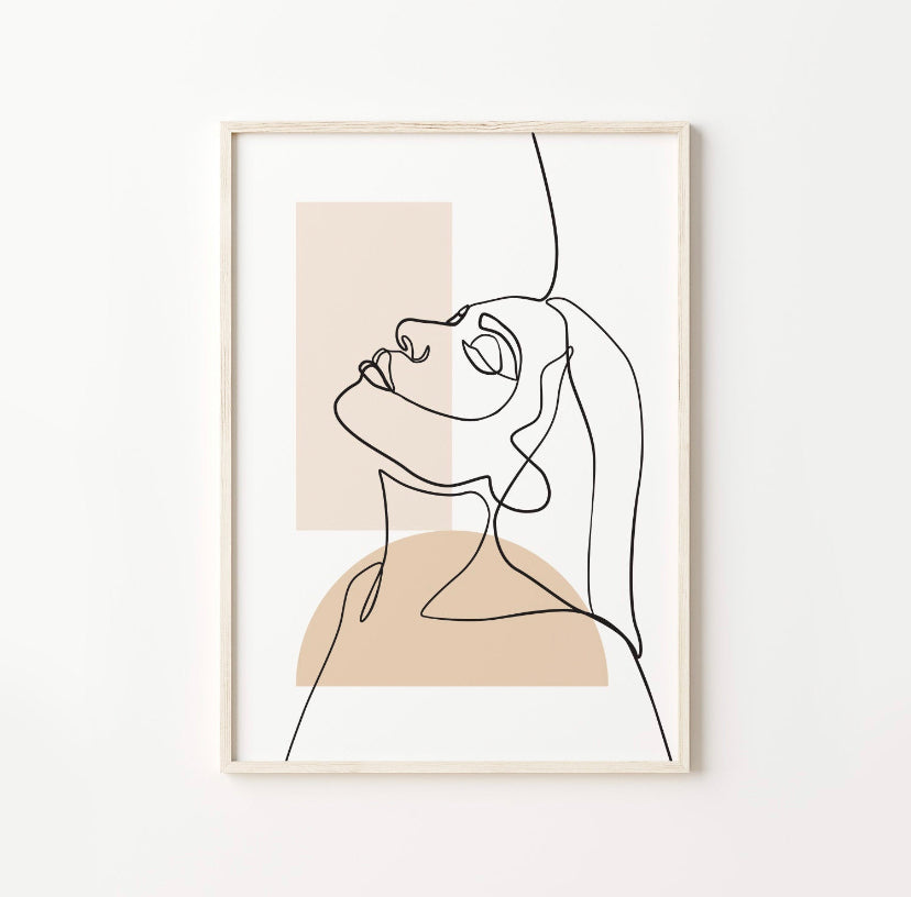 Cuadro de silueta mujer 5 – Cuadros Deco