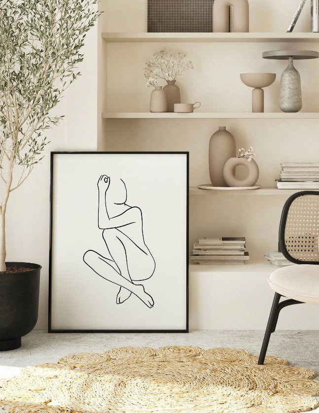 Cuadro de silueta mujer 18 – Cuadros Deco