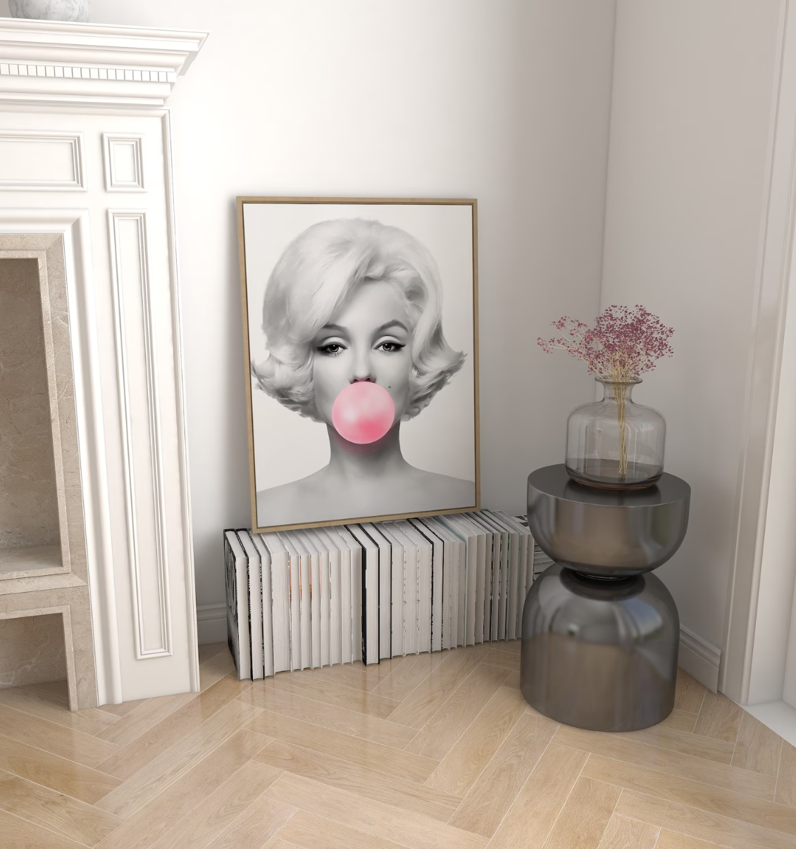 Cuadro de Marylin Monroe mascando Chicle – Cuadros Deco