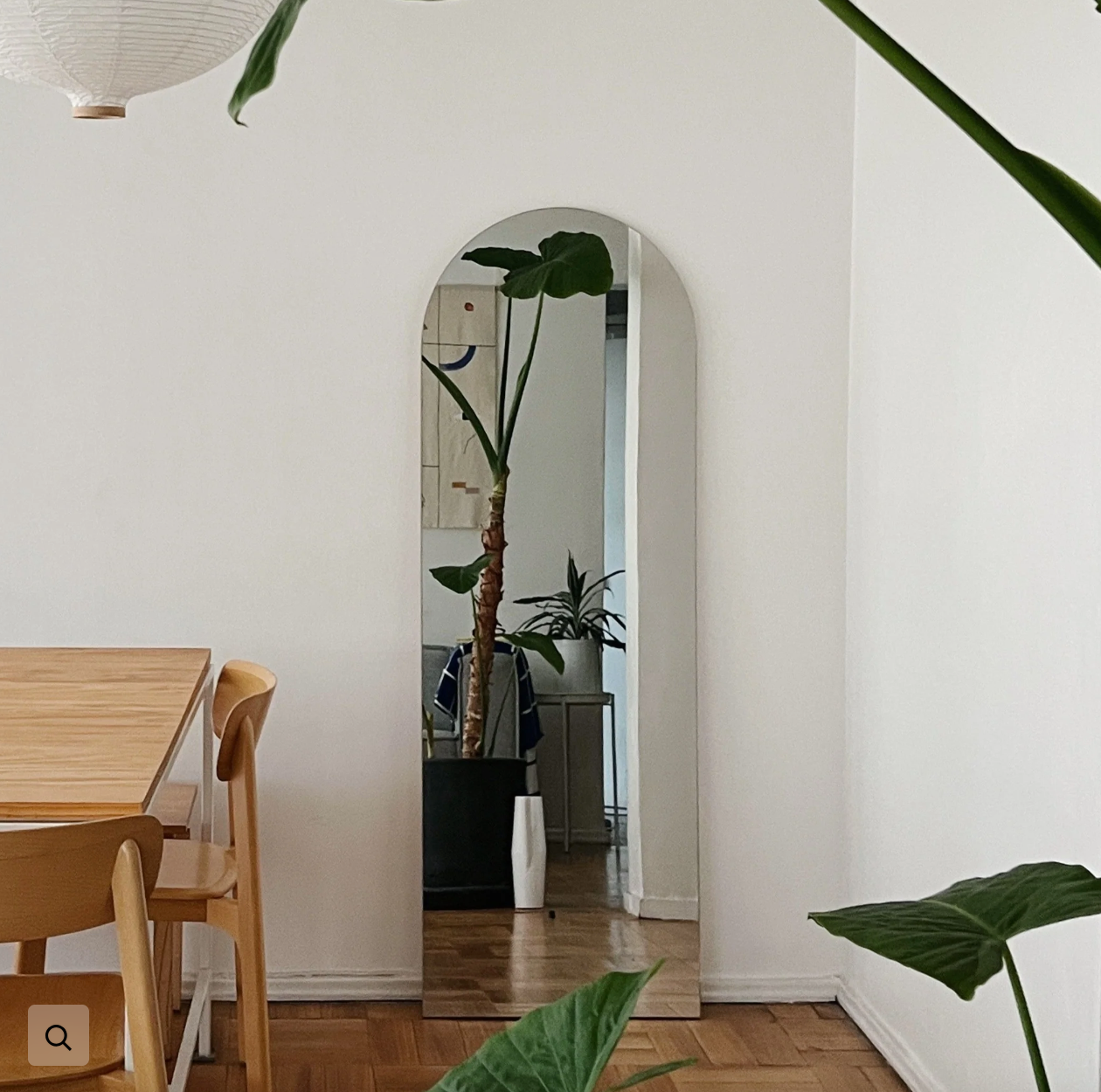 Espejo Simple Pure, Medio Arco – Cuadros Deco