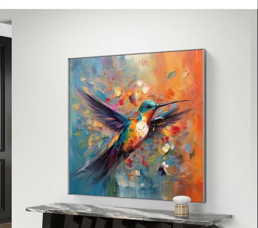 Cuadro de colibri , animales – Cuadros Deco