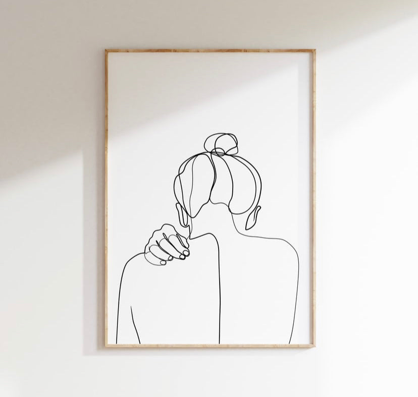 Cuadro de silueta mujer 20 – Cuadros Deco