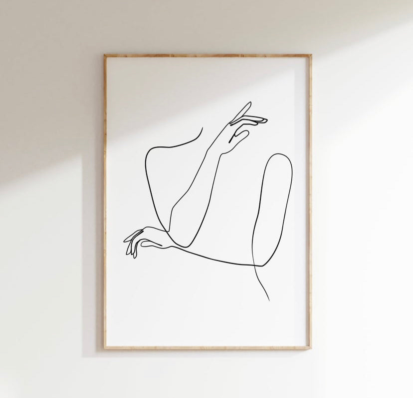 Cuadro de silueta mujer 6 – Cuadros Deco