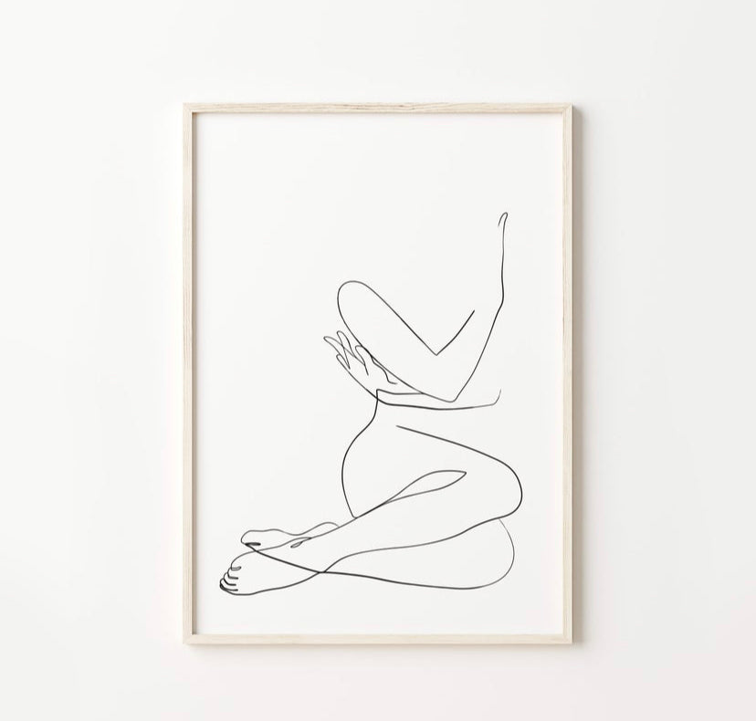 Cuadro de silueta mujer 10 – Cuadros Deco