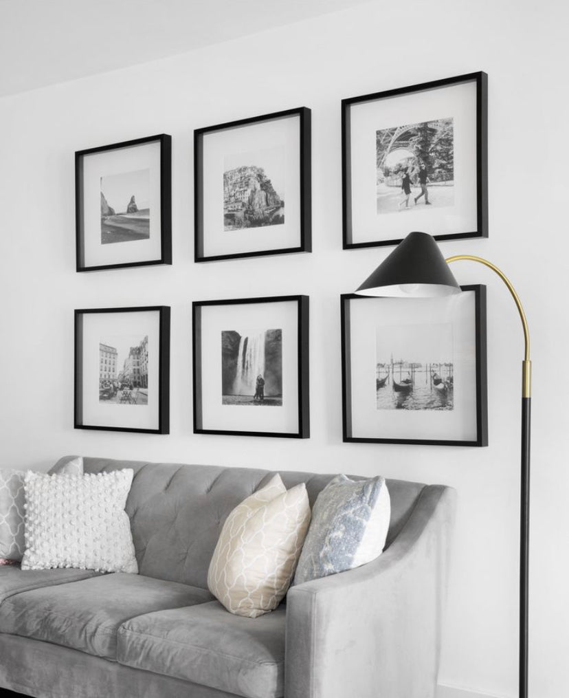 Set de 6 cuadros , tus fotos , pared de cuadros – Cuadros Deco